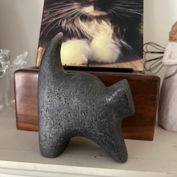 Ceramic Sculpture Cat ,sculpture,raku,figurine,pets,animal, Birthday ...