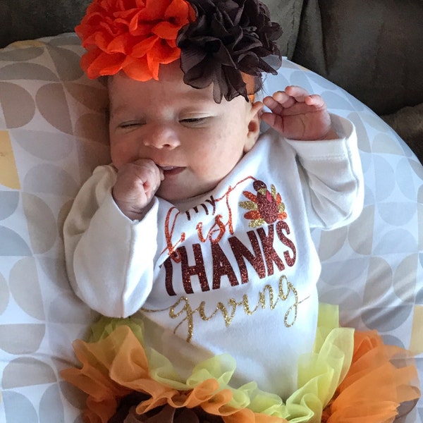 Baby First Thanksgiving Outfit, My 1st Thanksgiving Outfit ...