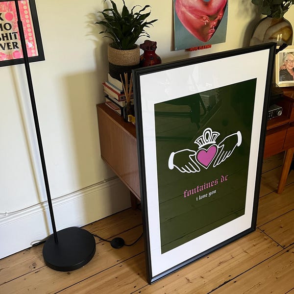 LCD Soundsystem 'all My Friends' Lyrics Wall Print | Indie Sleaze Music ...