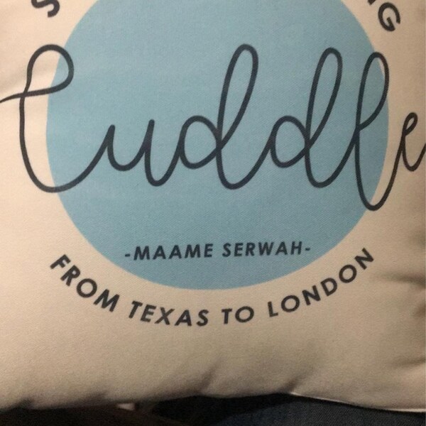 Personalised Cuddle Cushion, Virtual Hug Gift, Galantine's, Distance ...