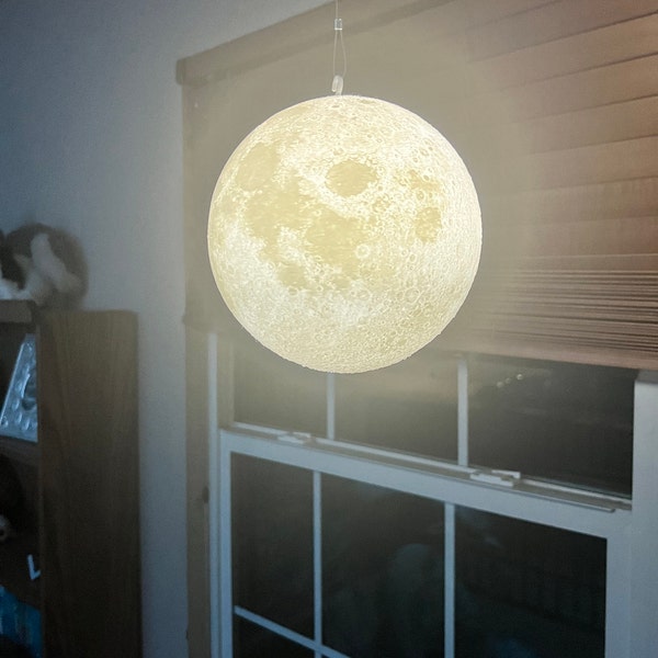 Hanging Moon Lamp, 16 Color LED, Remote and Touch Control, 6.5 Inch ...