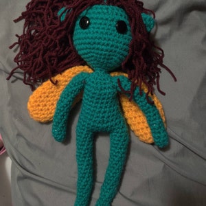 Bug Sprite PDF Pattern, Englishus, Fay, Elf, Doll, Crochet Pattern ...