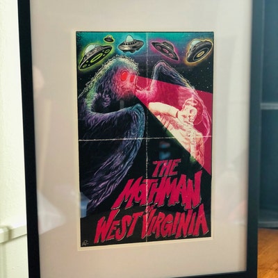 The Mothman of West Virginia Posters - Etsy