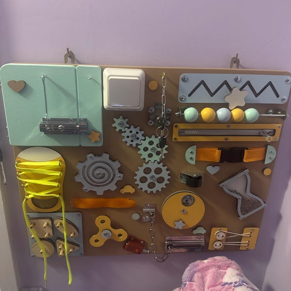 Large Sensory Adult Wall Panel Busy Board, Ccupational Therapy Gifts ...