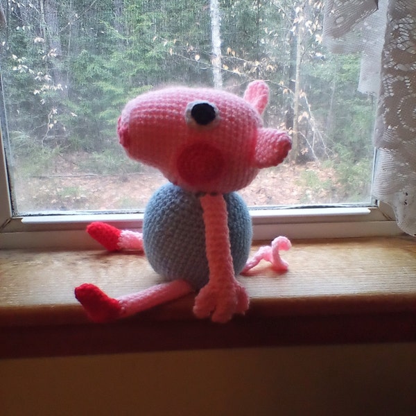 George Pig Crochet Pattern - Etsy