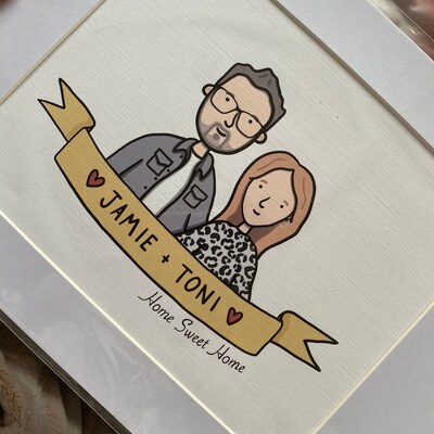 Custom A4 Portrait Illustration - Etsy