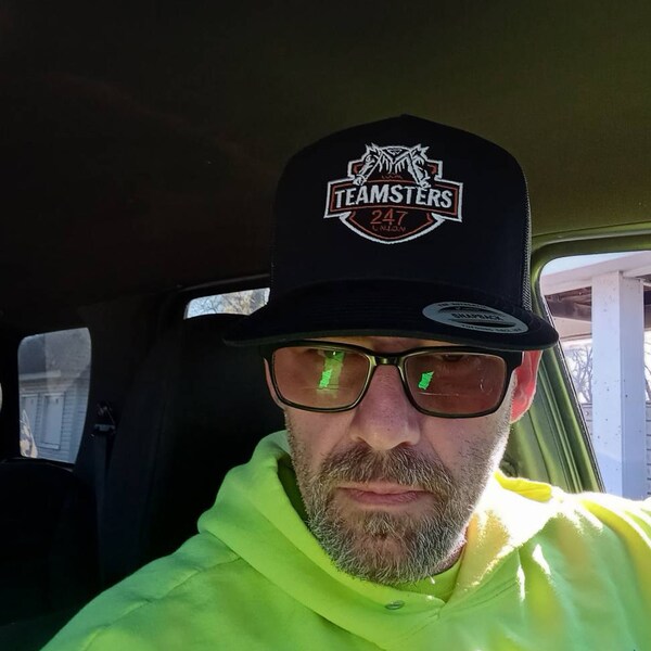 Teamster Union Embroidered Trucker Hat With Personalized Local Number ...