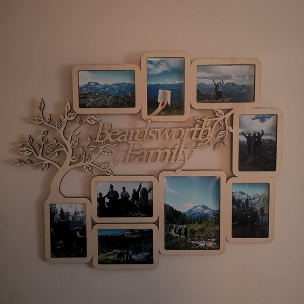 Personalized Photo Frame, Family Photo Collage, Photo Collage Frame ...