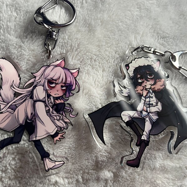 Bungou Stray Catboy 2.5" Double-sided Charms - Etsy Canada