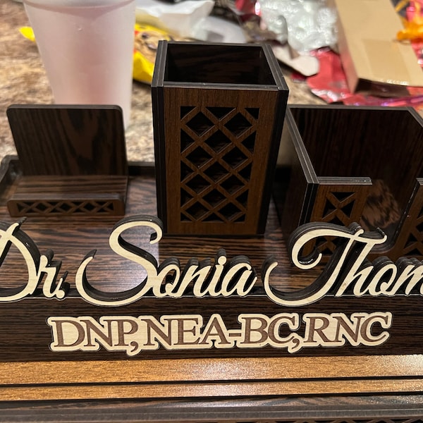 Medical Desk Name Plate - Personalized, Functional Design for Doctors ...
