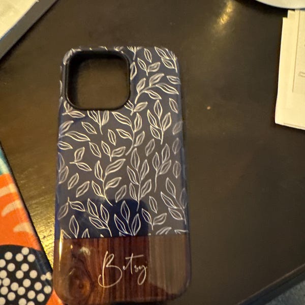 Custom Design Flowers Beige Case for iPhone 15, 14, 13 Pro Max, iPhone ...