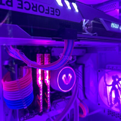 30cm Green Sleeved Psu Extension Cables Gpu Sata Cpu Cord Ide - Etsy