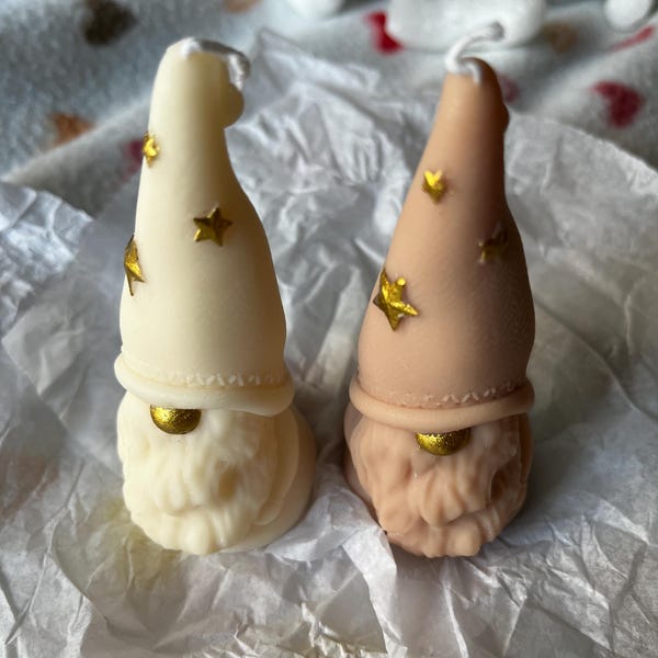 Gonk Christmas Candle: Handcrafted Soy Wax Gnome Candle - Etsy