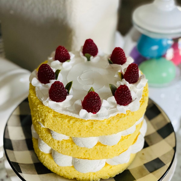 Fake Triple Layer Lemon Cake - Etsy