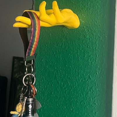 Female Hand Hook, Grabbing, Printed, Wall Mounted, Floating Effect - Etsy