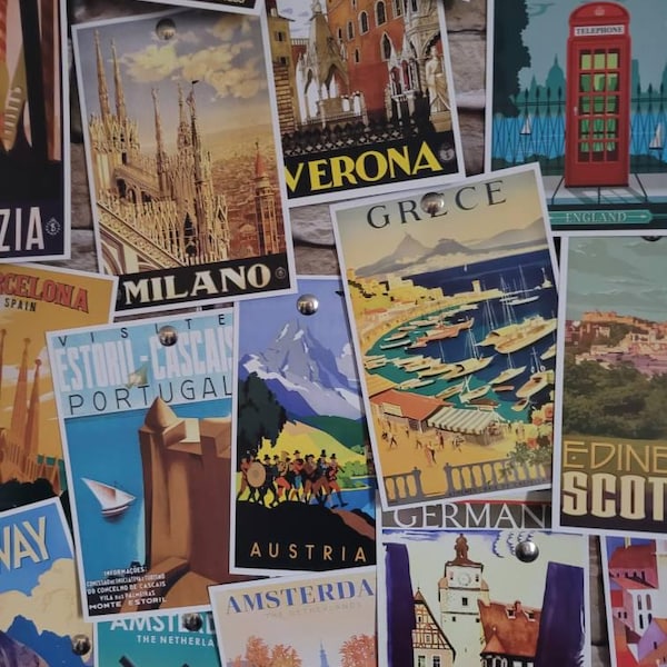 25 Postcard Set - Poetic Color Palettes - Inspiration for Artists Great ...