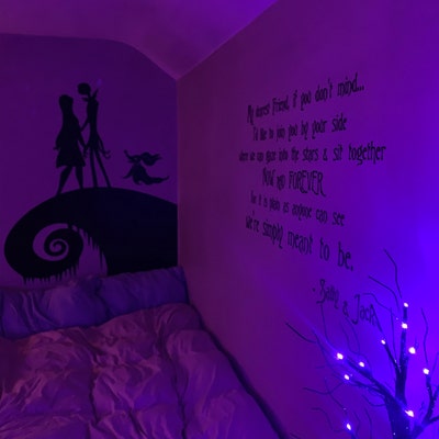 Nightmare Before Christmas Wall Window Door Decal Sticker Party ...