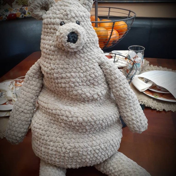Crochet Pattern, Chunky Benji the Bear, Step by Step US Terms DIY ...