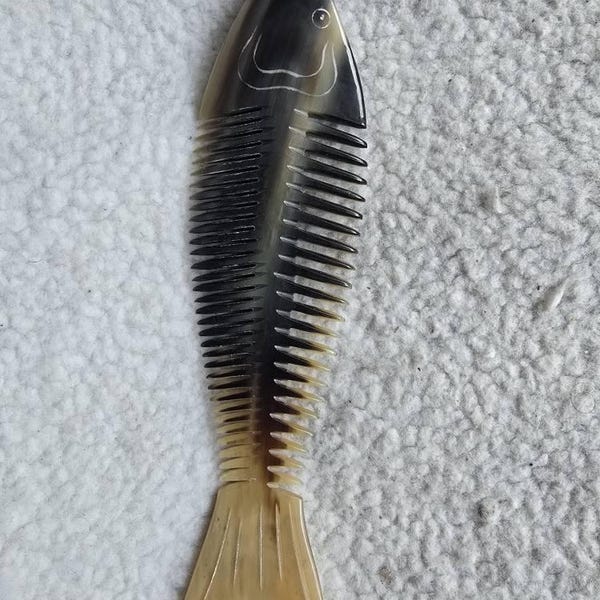 2 Combs From Buffalo Horn, Buffalo Horn Comb, Comb for Men, Comb for ...