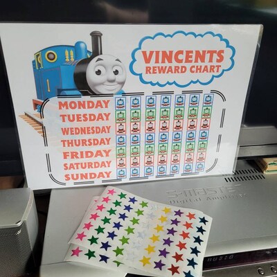 Personalised Cars Lightning Mcqueen Kids Name Reward Chart A4 Laminated ...