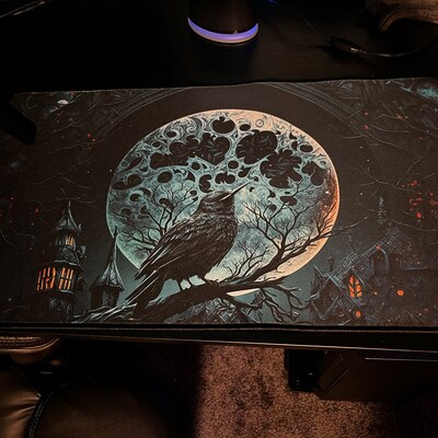 Viking Skull Deskmat Viking Deskpad Skull Desk Mat Viking Desk Pad ...