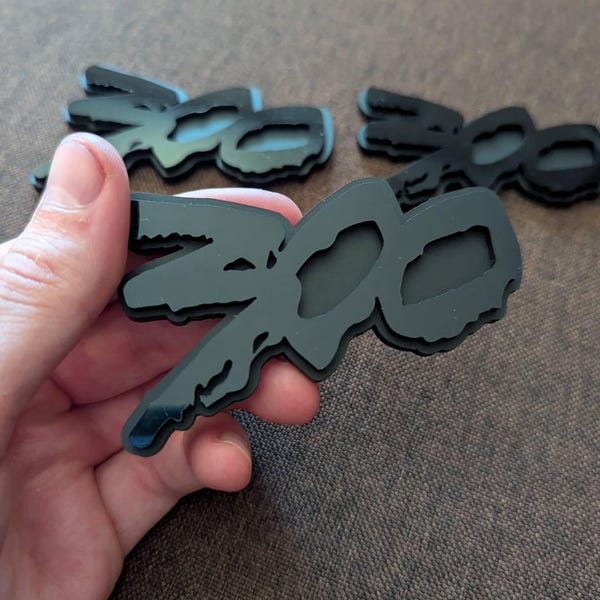 Orca Whale Glossy Black on White Emblem Badges Custom New - Etsy