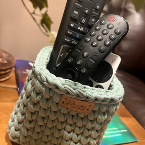 Cotton Baskets With Dividers Eye Glass Holder Remote Control - Etsy
