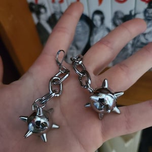 Heart Morningstar Mace Keychain - Etsy