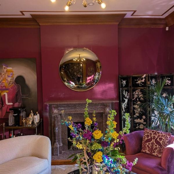 Geography World Map Mirror Chart, Wall Decor, UV Mirror, Large Mirror ...