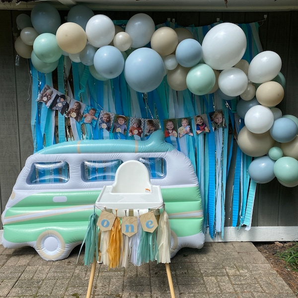 The Big One Surf Birthday L the Big One L Surfboard Birthday L DIY ...