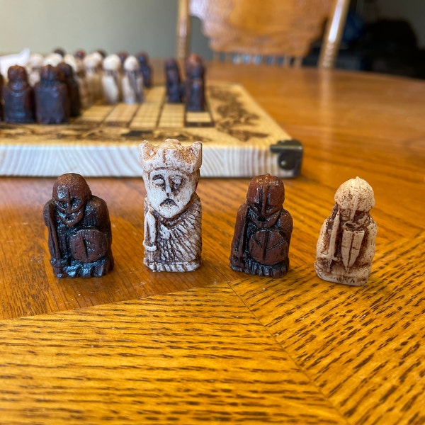 The Hnefatafl Board Game With Wooden Pieces - Etsy