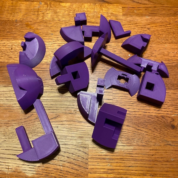 3D Printed Square and Compass - Available in Gold and Silver PLA, Blank ...