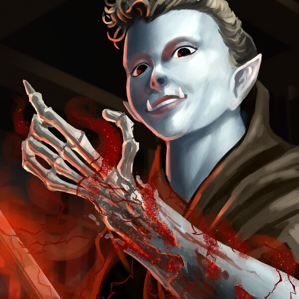 Painterly Character Portrait Commission (digital) - Etsy