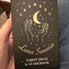 Luna Somnia Tarot Deck With Guidebook & Box - 78 Cards Full Deck - Moon ...