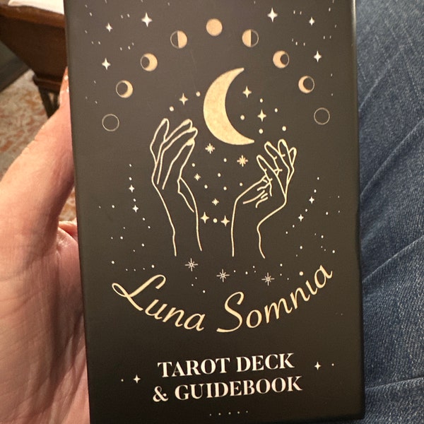 Luna Somnia Tarot Deck With Guidebook & Box - 78 Cards Full Deck - Moon ...