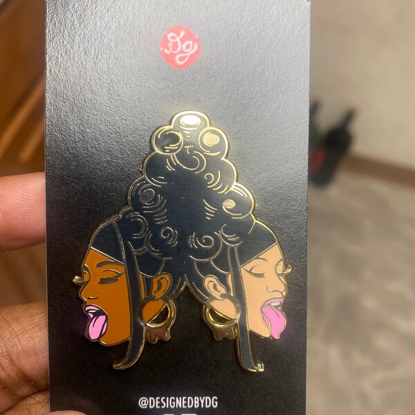 WAP Hard Enamel Pin Meg Thee Stallion Cardi B Rap Culture Female MC ...