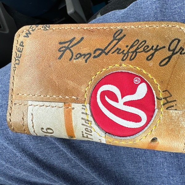 MLB Leather Baseball Glove Wallet / Card Holder - Etsy