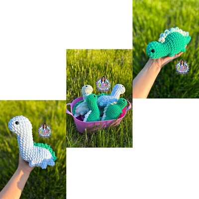 Dinosaur Jurassic World No Sew Crochet Pattern, No Sew Amigurumi ...