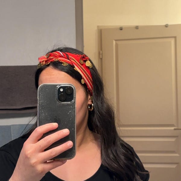 Purple Bandana Headscarf Women Hair Scarf Paisley Pattern Cotton ...