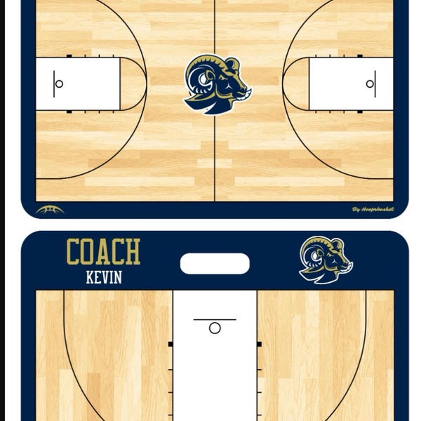 Personalized Magnetic 3x3 Basketball Coach Clipboard, Custom Tactic ...