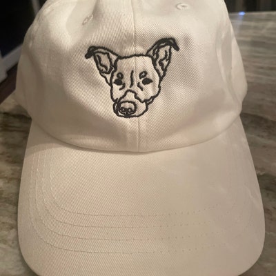 Custom EMBROIDERED Pet Hat Using Pet Photo Personalized Dog Hat Custom ...