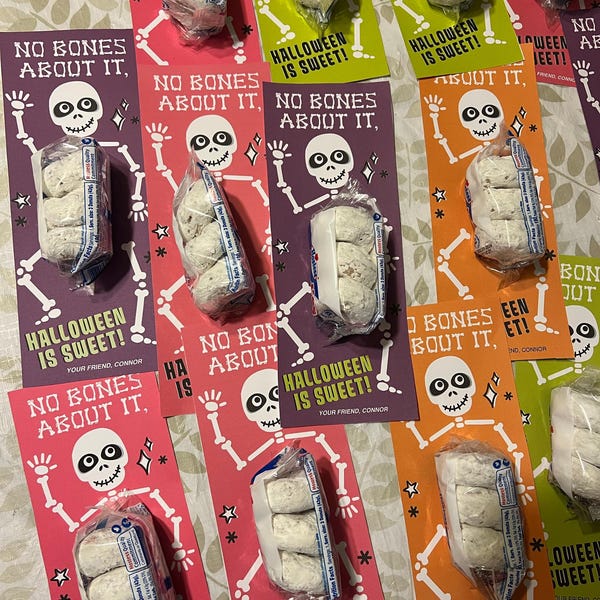 Donut Skeleton Printable, Halloween Printable, Classroom Halloween ...