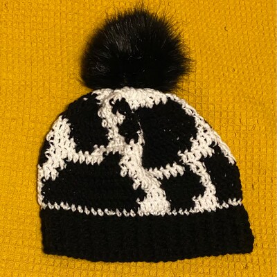 Cow Beanie // 3 Sizes // Crochet Pattern, Cow Print, Moo, Crochet ...