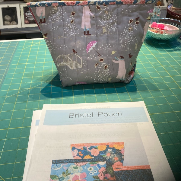 PDF Bristol Pouch || Quilted Zipper Pouch Pattern in Three Sizes || PDF ...