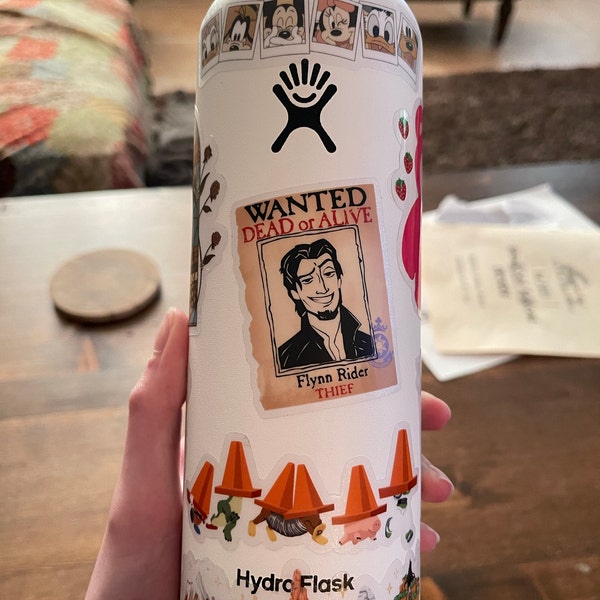 Flynn Rider Wanted Poster Transparent Stickers/ Princess Rapunzel ...