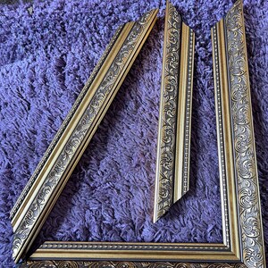 Square Size Handmade Picture Frames / Black Photo Frames With Black ...