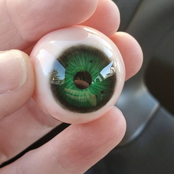 Handcrafted Resin Eyeball Jewelry - Eyeball Necklace - Gothic Charm ...