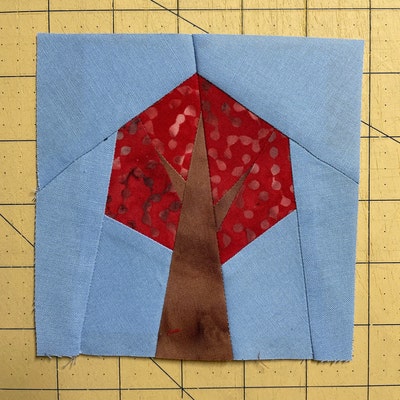 Tree Paper Pieced Quilt Pattern in PDF - Etsy