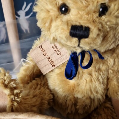 Personalised New Baby Teddy Bear New Baby Gift New Born Teddy Keepsake ...