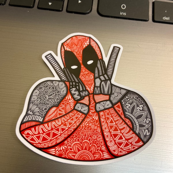 Deadpool Sticker WATERPROOF - Etsy